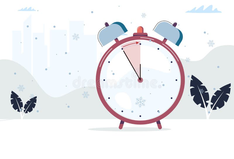 Clock Approaching Midnight Stock Illustrations – 17 Clock Approaching ...