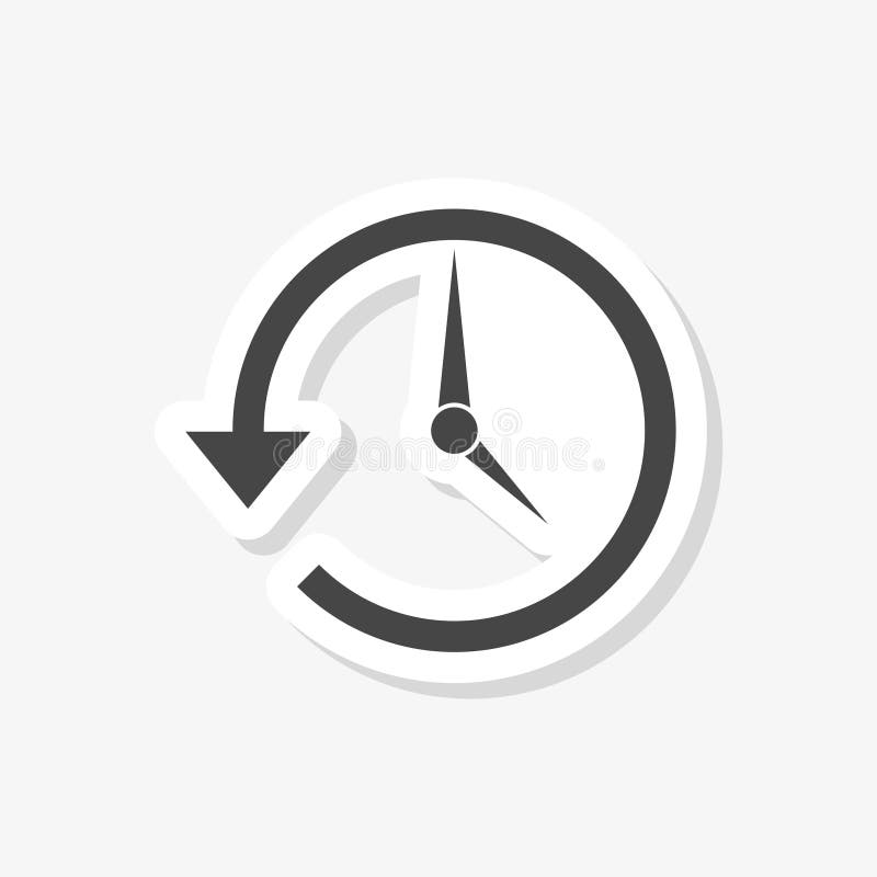 Backwards Clock Arrow Set Stock Illustrations – 81 Backwards Clock ...