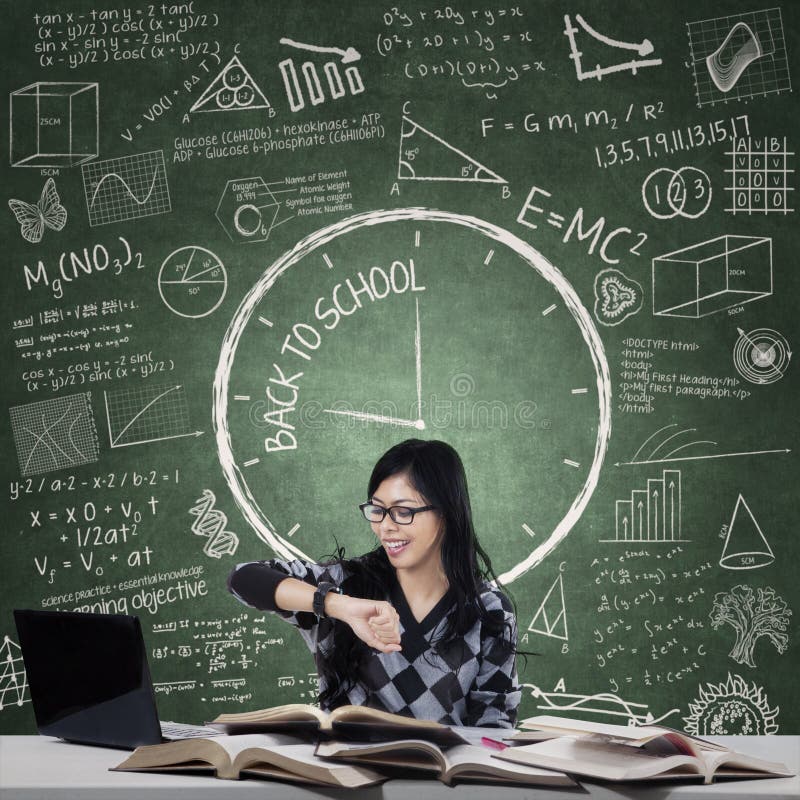 Time to study concept stock image. Image of looking, college - 40769485