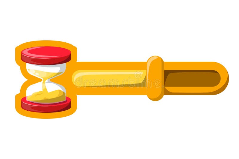 Time Bar Game Icon Vector Isolated Stock Illustration - Illustration of ...