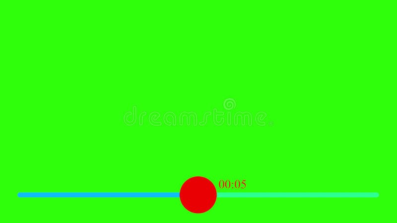 Time Bar for Music Video an Stopwatch Stock Footage - Video of design ...