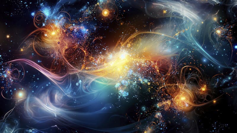 Time Bending and Folding in Space with Glowing Portals Cosmic Realm ...