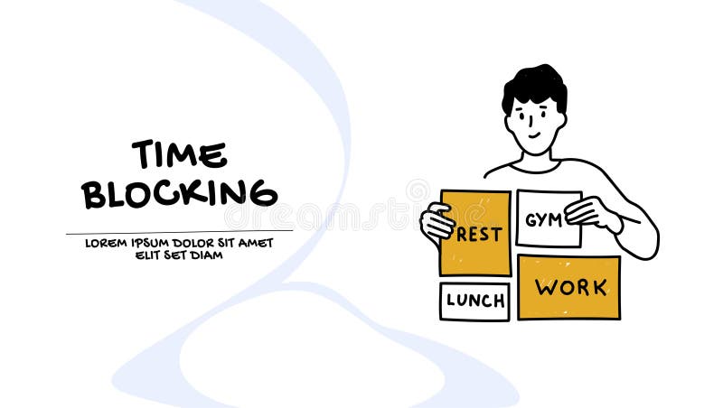 Time Blocking Stock Illustrations – 479 Time Blocking Stock ...