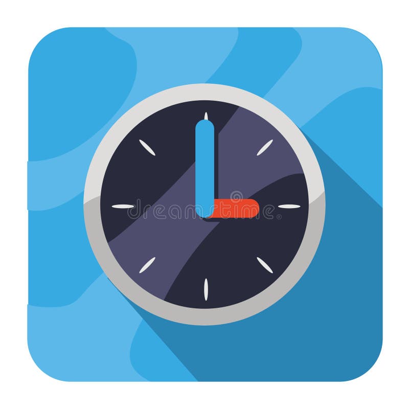 Time blue app button stock vector. Illustration of watch - 251328108