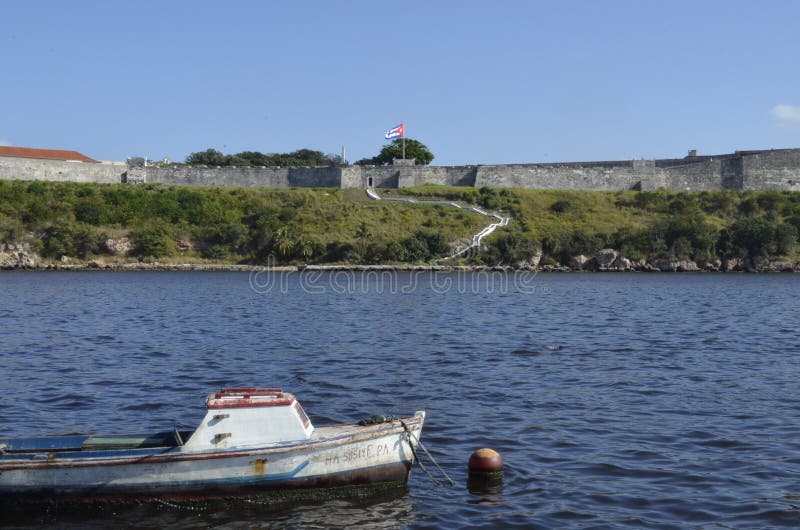 A time with the blue stock photo. Image of boat, cuba - 31345662