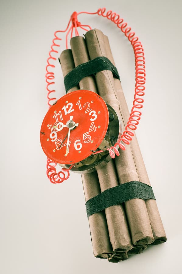 Time bomb stock photo. Image of bomb, alarm, danger, detonate - 12135650