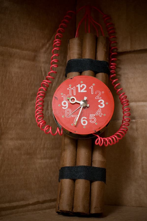 Time bomb stock photo. Image of timer, bomb, detonate - 12135656