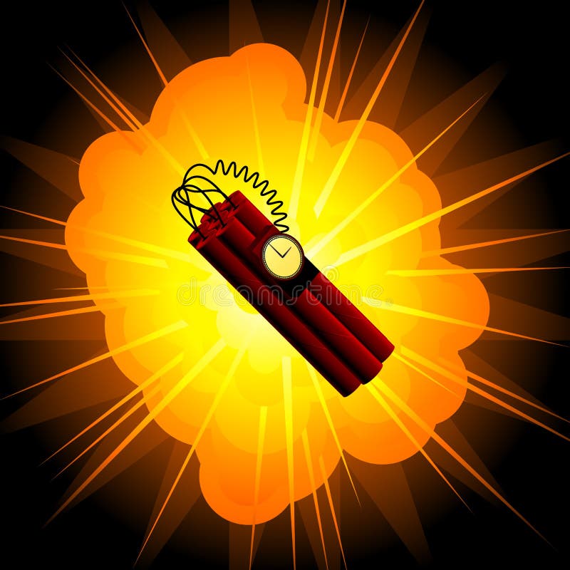 Time Bomb stock illustration. Illustration of minute - 38621904