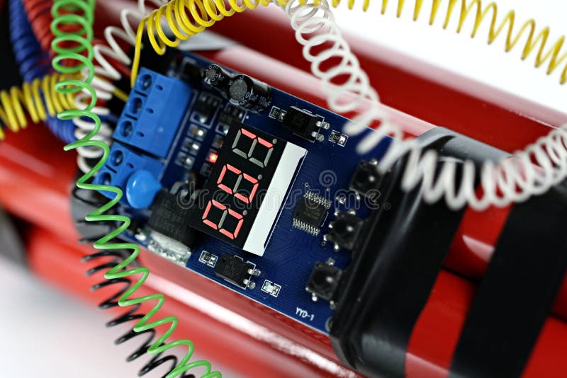 Time bomb stock photo. Image of detonator, fuse, crime - 71385078