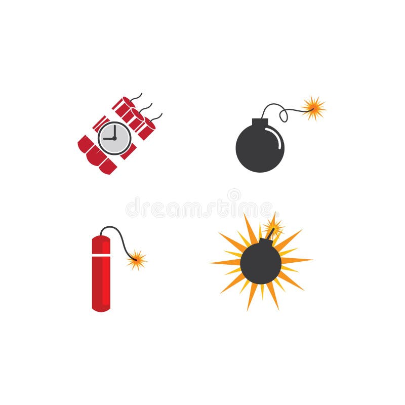 Time Bomb dynamite icon stock vector. Illustration of detonator - 177564592