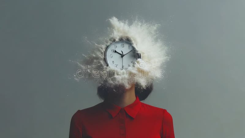 Time Bomb: Exploding Clock Head Stock Footage - Video of challenge ...