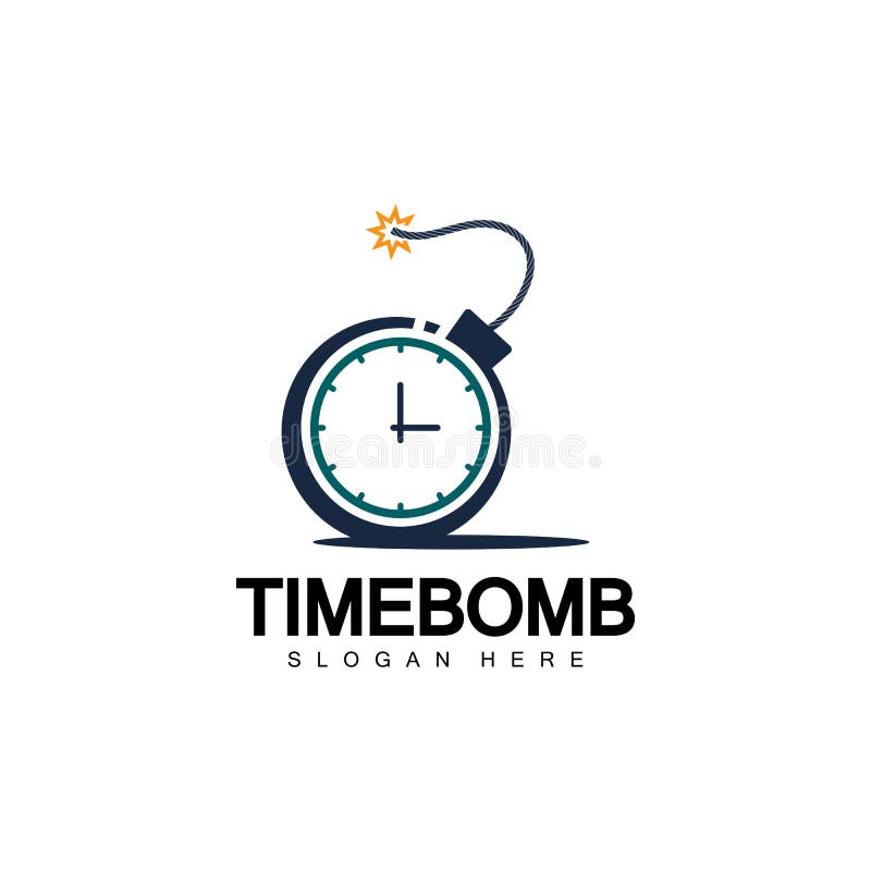 Time Bomb Logo Vector Icon Ilustration Design Template Stock Vector ...