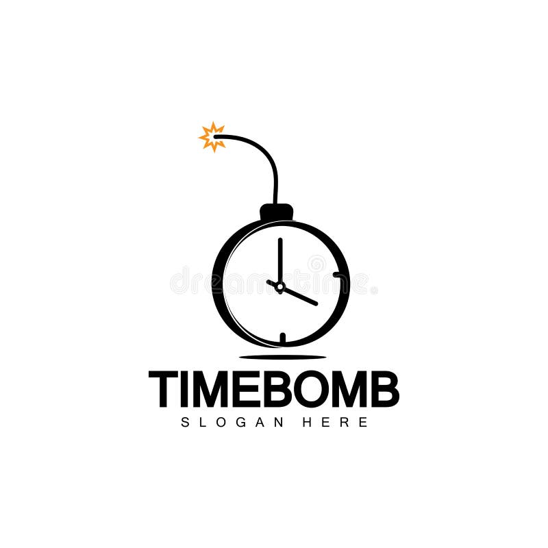 Time Bomb Logo Vector Icon Ilustration Design Template Stock Vector ...