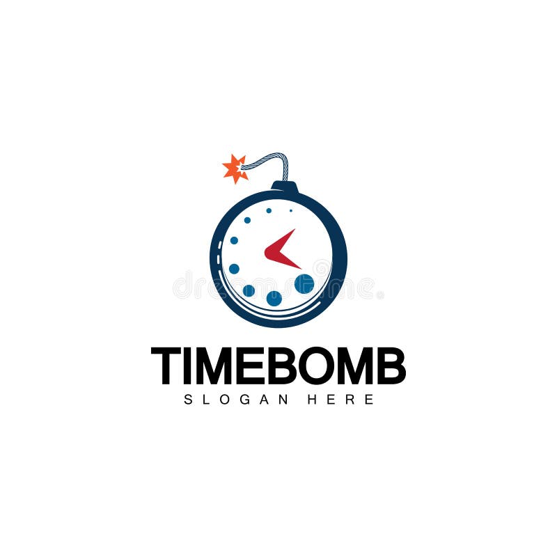 Time Bomb Logo Vector Icon Ilustration Design Template Stock Vector ...