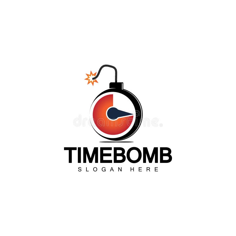 Time Bomb Logo Vector Icon Ilustration Design Template Stock Vector ...