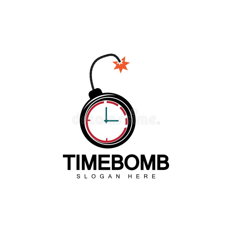 Time Bomb Logo Vector Icon Ilustration Design Template Stock Vector ...