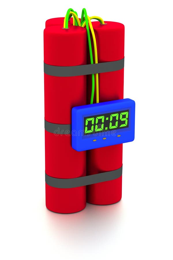 Time Bomb stock illustration. Illustration of time, warning - 35928857