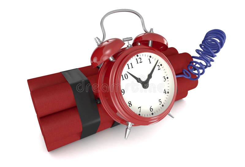 Time bomb stock image. Image of terrorism, igniter, fuze - 97540025