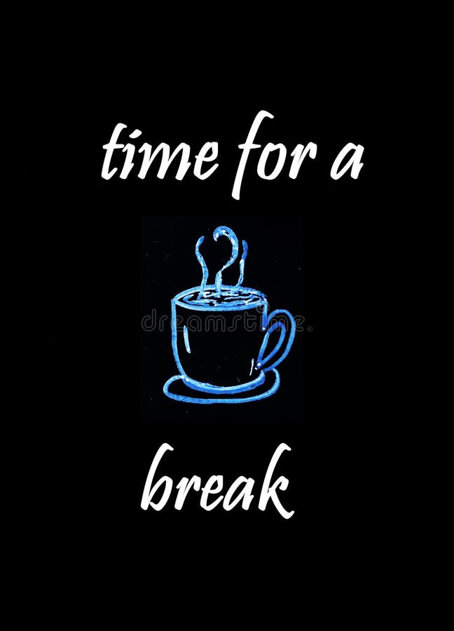 Time For A Break Stamp. Time For A Break Label. Round Grunge Sign Stock ...