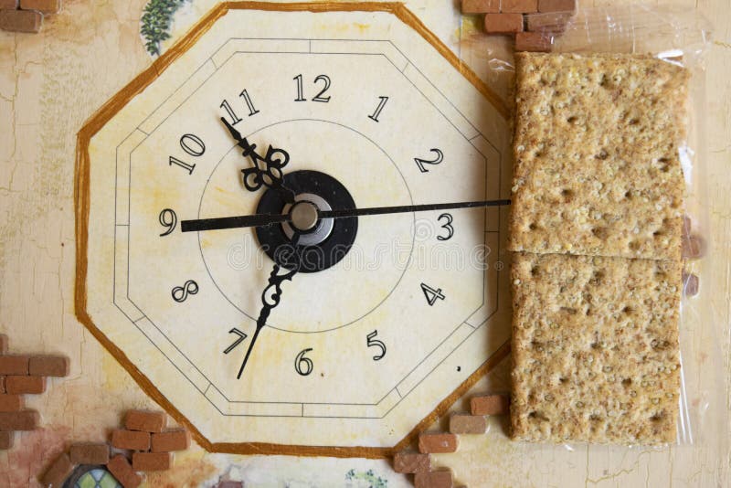 Time for a Break with a Crackers Pack Stock Image - Image of concept ...