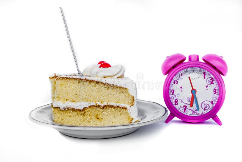 Time with cake stock photo. Image of brown, flooring - 42104828