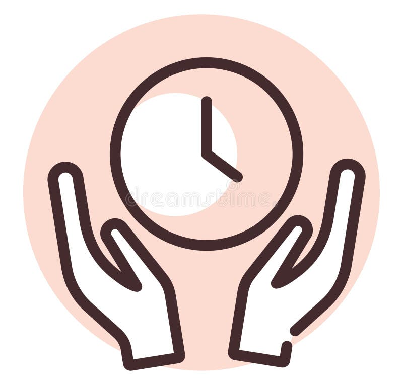 Time care, icon stock vector. Illustration of sign, care - 259782921