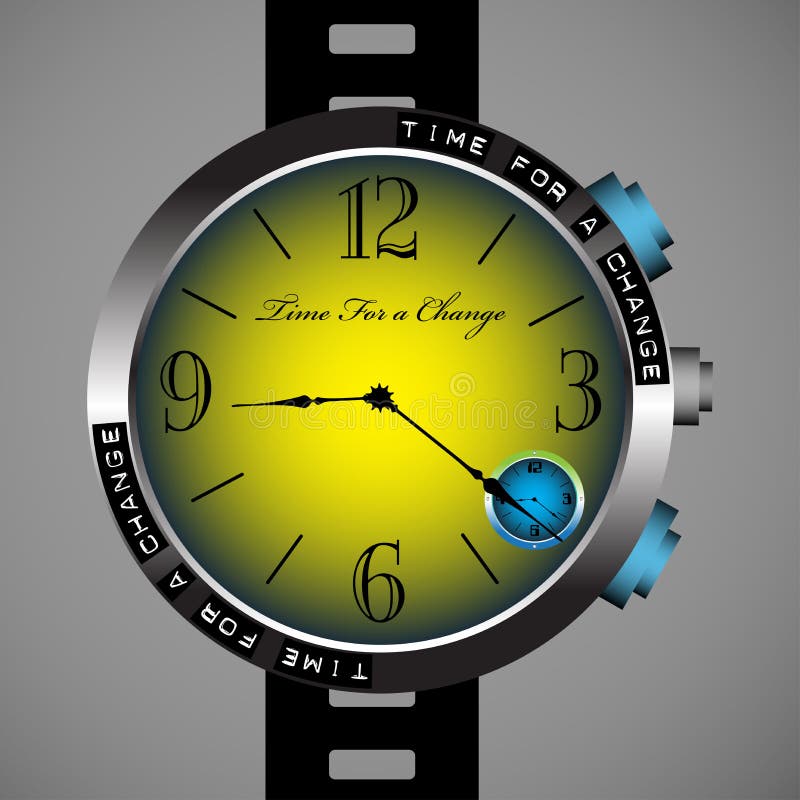 Time to change stock vector. Illustration of communications - 29826182