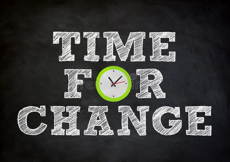 Time for change stock illustration. Illustration of time - 51869965