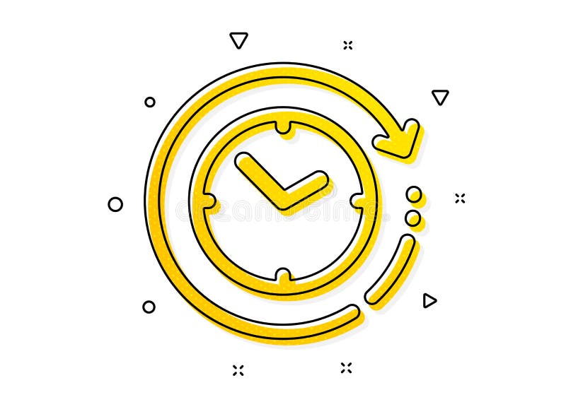 Time Change Icon. Clock Sign. Watch. Vector Stock Vector - Illustration ...