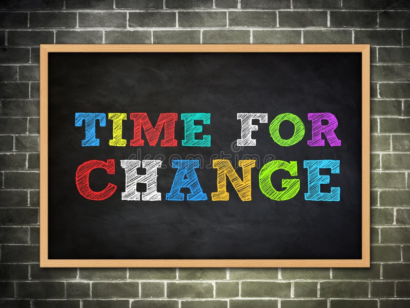 Time for change stock illustration. Illustration of transform - 60217435
