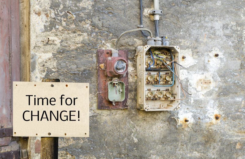 Time for Change Sign Symbolic Stock Photo - Image of decoration, work ...