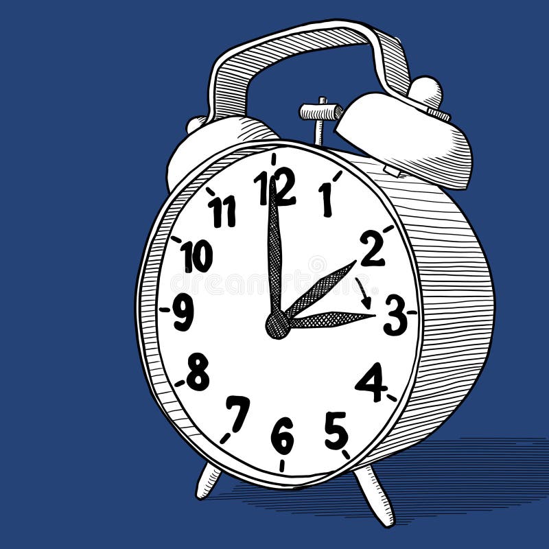 Time Change To Daylight Saving Time Clock Switch To Summer Time Stock ...