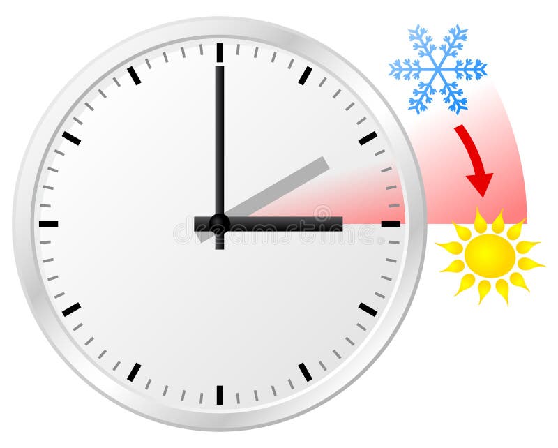 Time Change To Standard Time Stock Vector - Illustration of time, zone ...