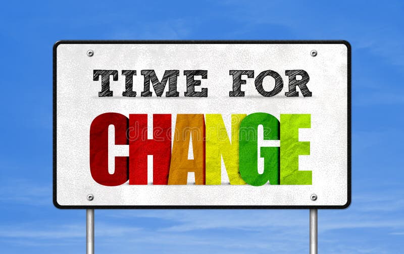 Change traffic sign stock illustration. Illustration of counting ...