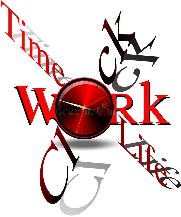 Time clock stock illustration. Illustration of green - 19141093