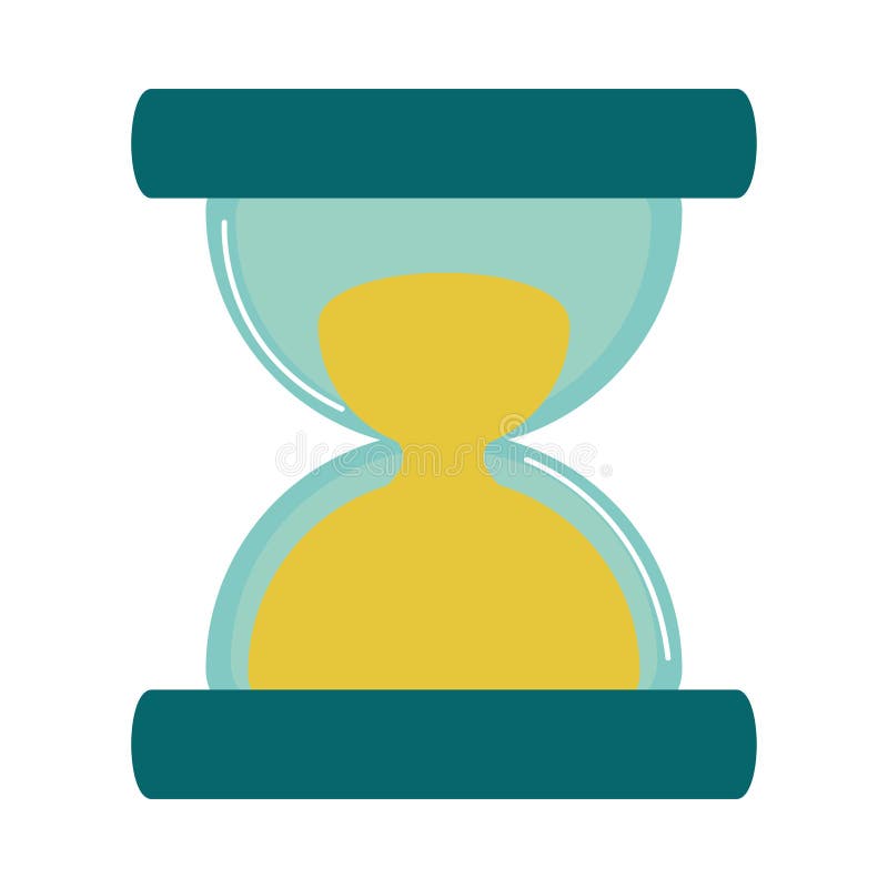 Time clock hourglass stock vector. Illustration of watch - 258090692