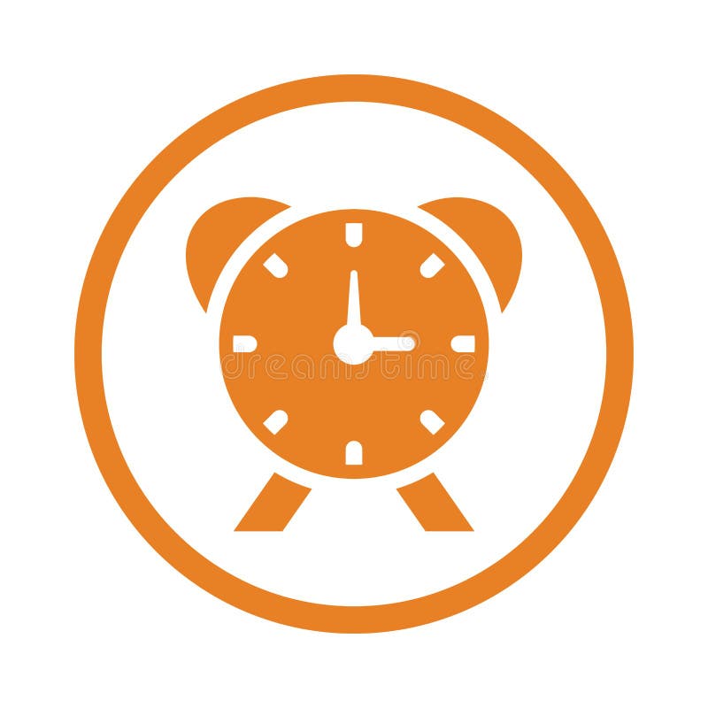 Time, Clock Line Icon. Outline Vector Stock Vector - Illustration of ...