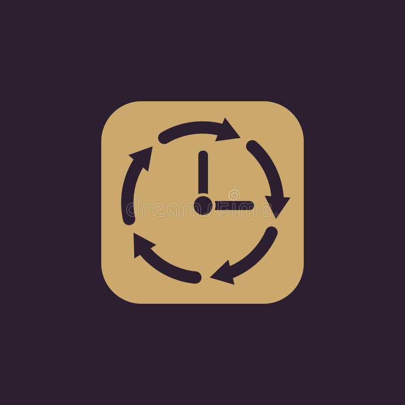 Time, Clock Icon. Time and Watch, Timer, Clock Symbol. UI. Web. Logo ...