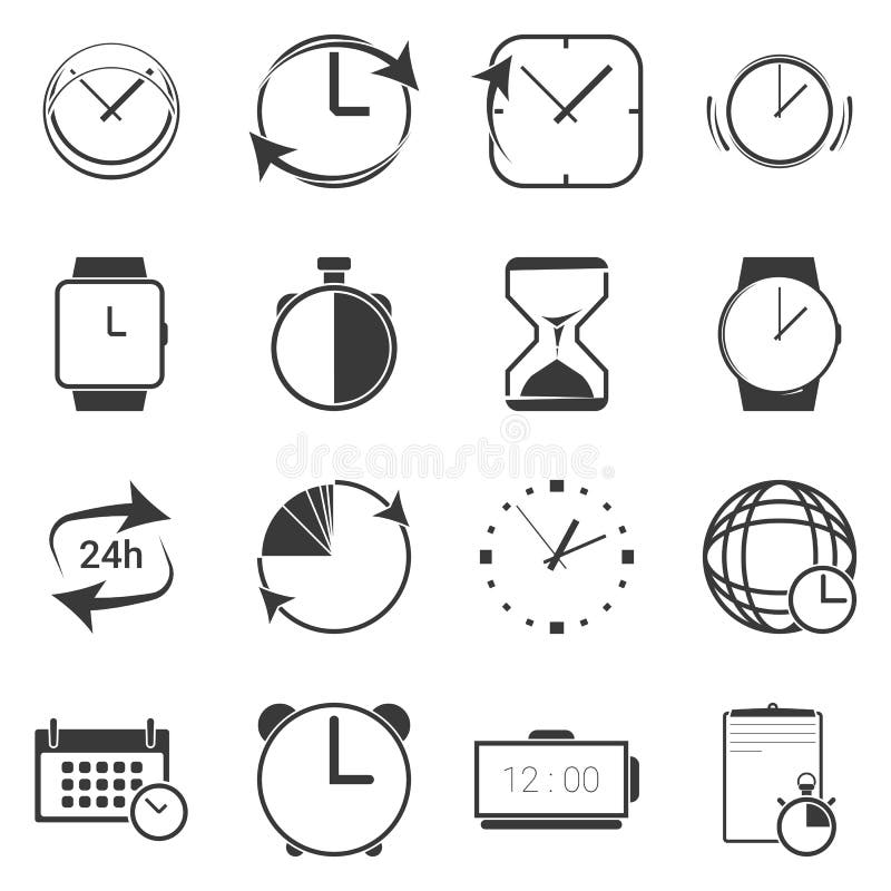 Time Theme Icons Stock Illustrations – 1,545 Time Theme Icons Stock ...