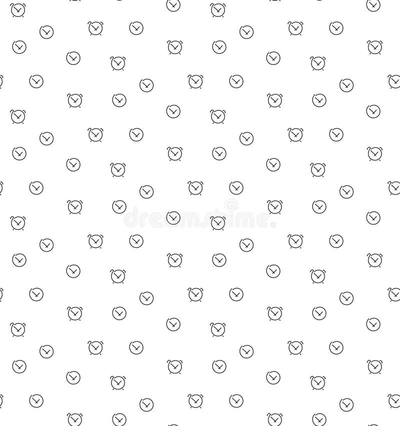 Time seamless pattern stock vector. Illustration of concepts - 69616200