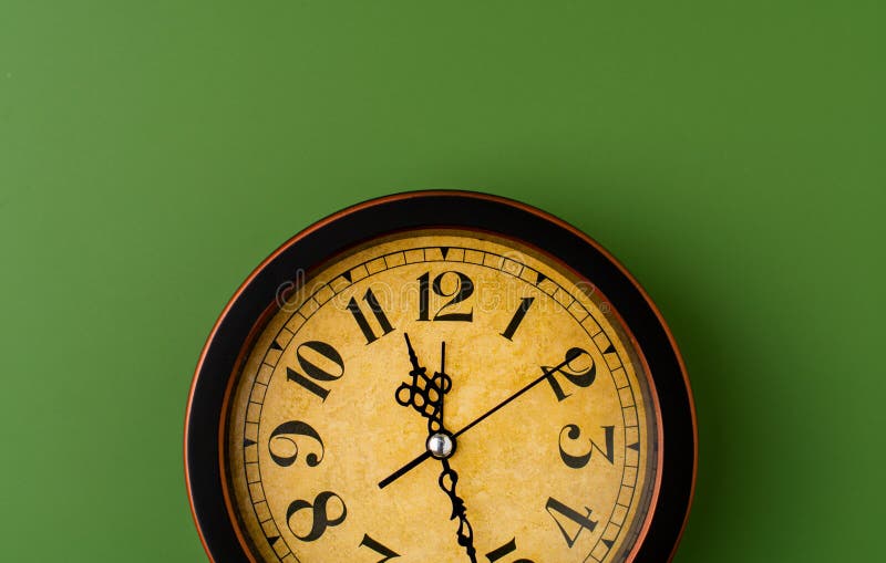 Clock that Stops, a Photo of a Clock in the Studio, an Important Time ...