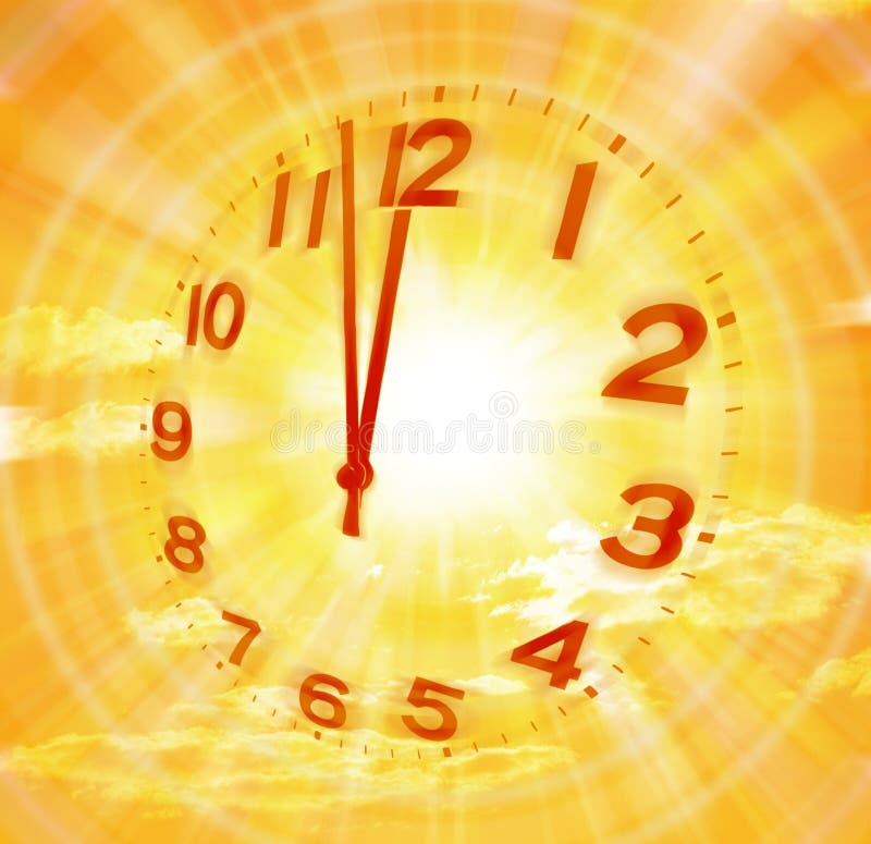 Time Clock Sun