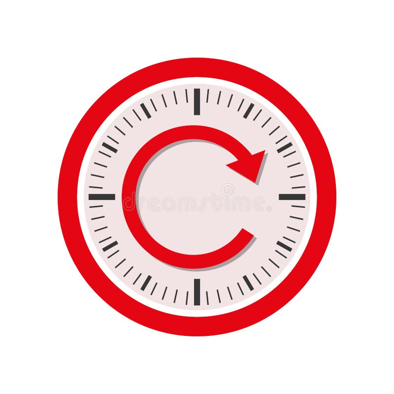 Time clock symbol stock illustration. Illustration of moment - 83150335