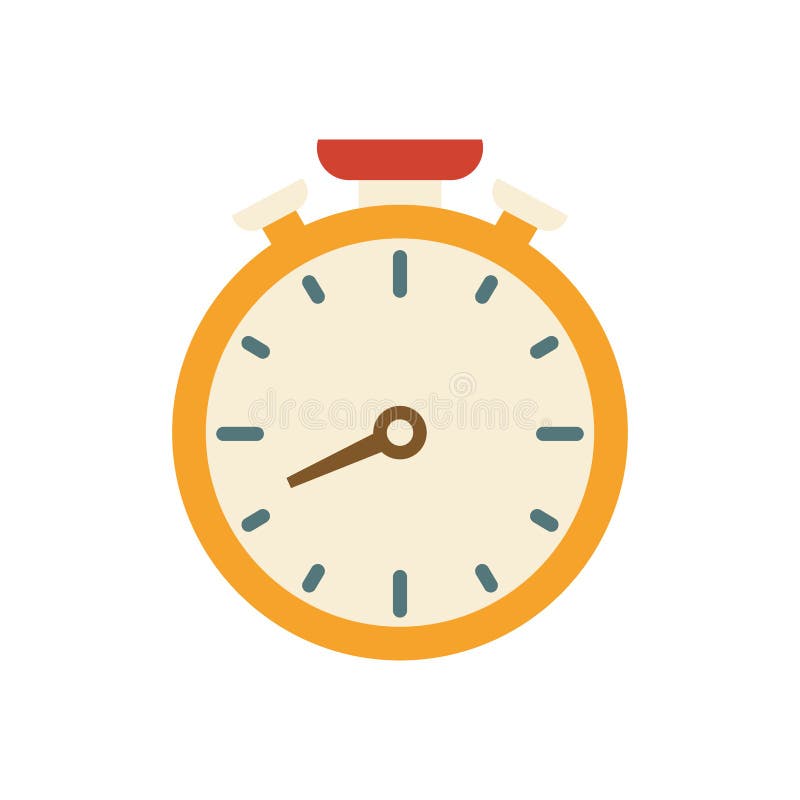 Time clock symbol stock illustration. Illustration of device - 83150349