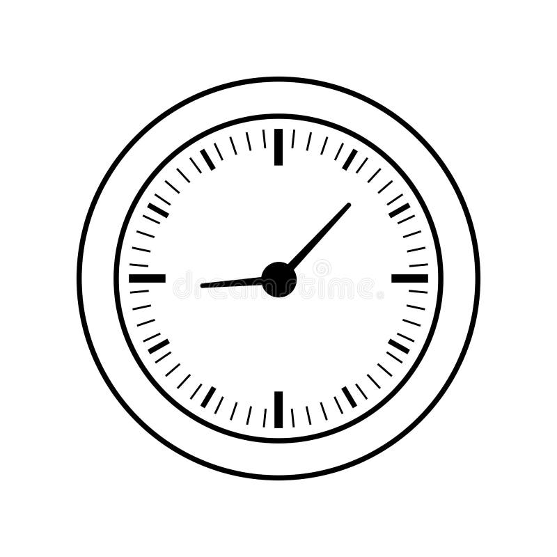 Time clock symbol stock illustration. Illustration of start - 83150653