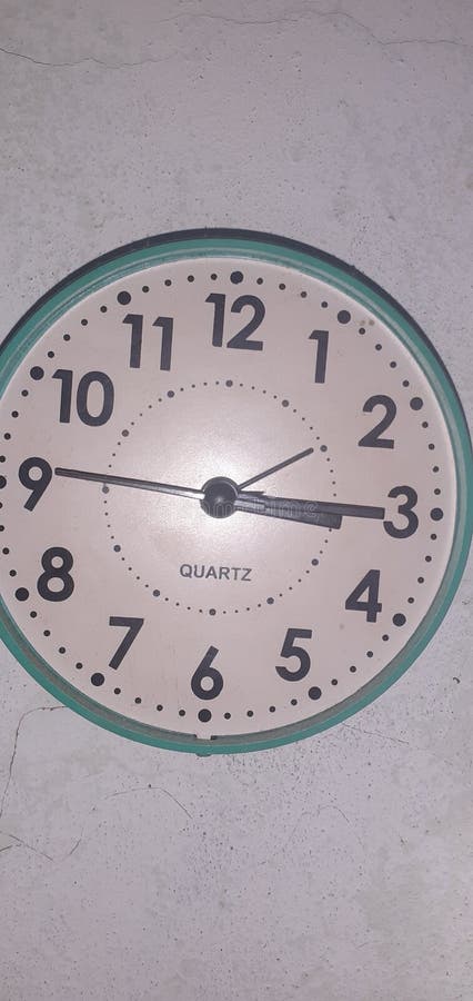 Time Clock Ticking on the Wall Stock Photo - Image of ticking, wall ...