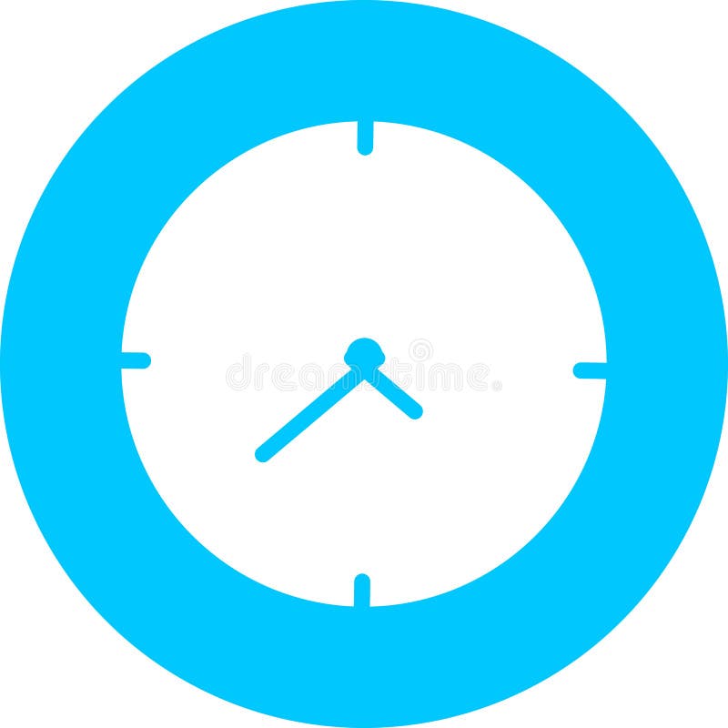 Time, Clock, Watch Icon. Concept of UI Design Elements. Digital ...