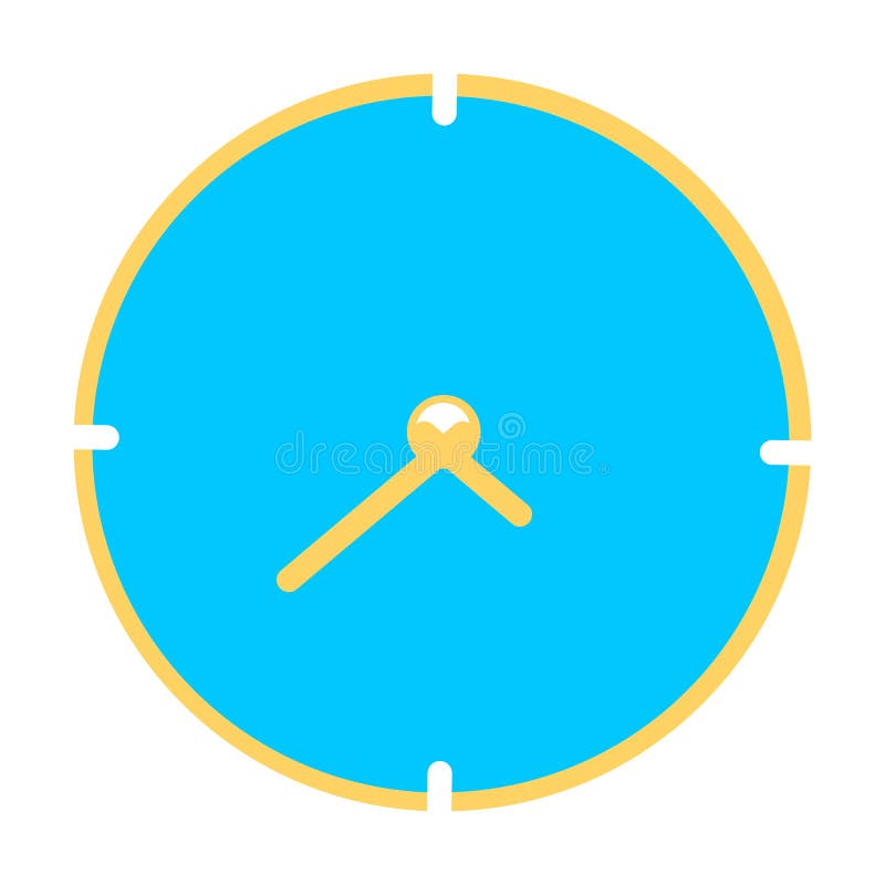Time, Clock, Watch Icon. Concept of UI Design Elements. Digital ...
