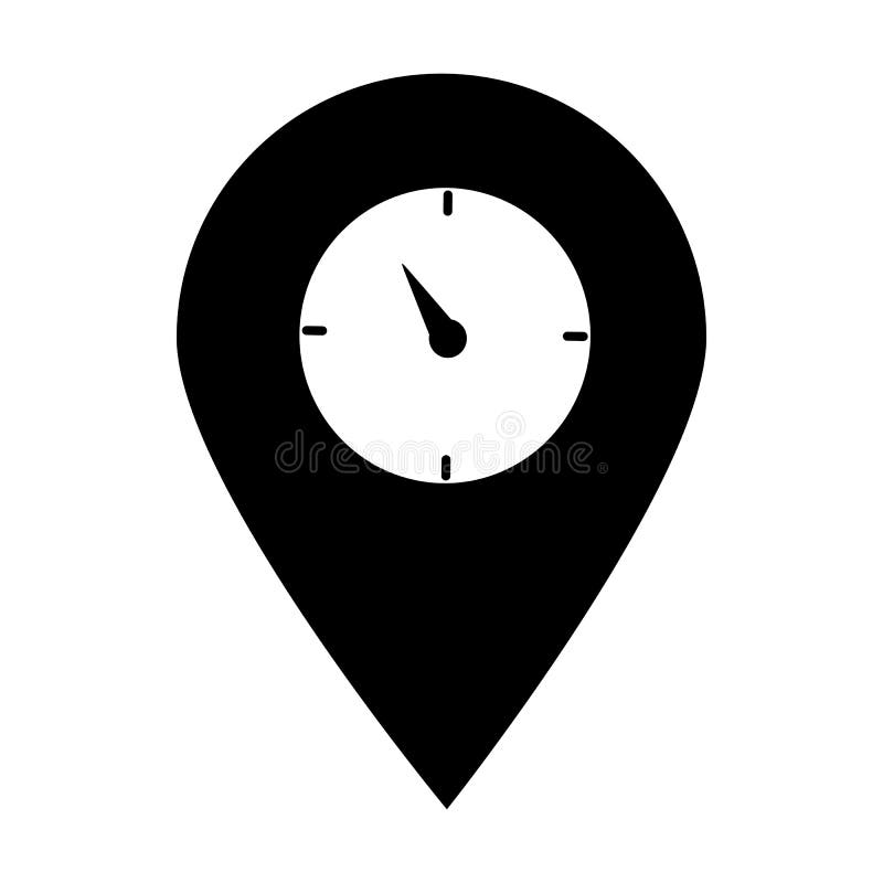 Time, Clock, Watch Icon. Concept of UI Design Elements. Digital ...