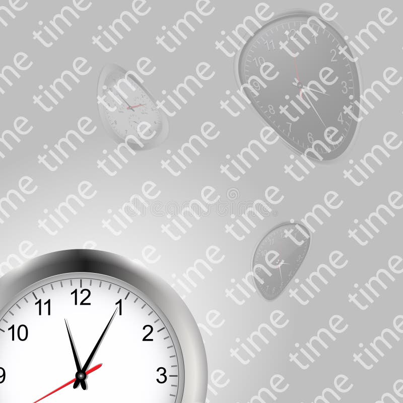 Time and Clocks Backgroundai Stock Illustration - Illustration of time ...